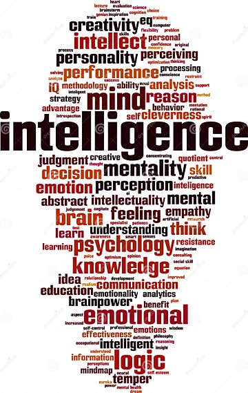 Intelligence word cloud stock vector. Illustration of learn - 181831939