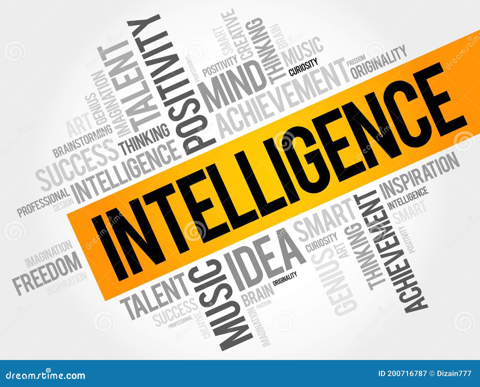 Intelligence word cloud stock illustration. Illustration of intelligent ...