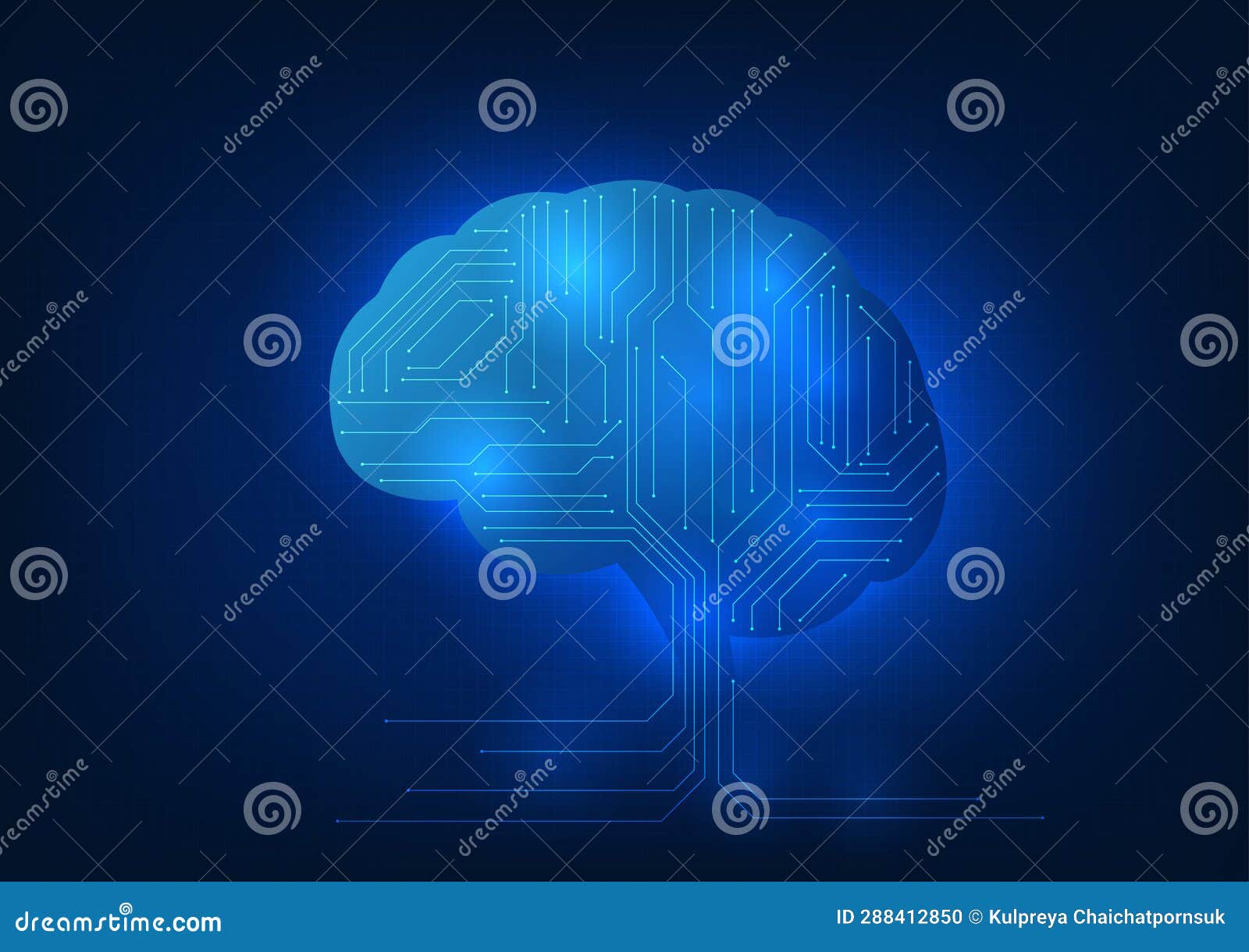 Intelligent Brain Technology Inside the Brain are Connected ...