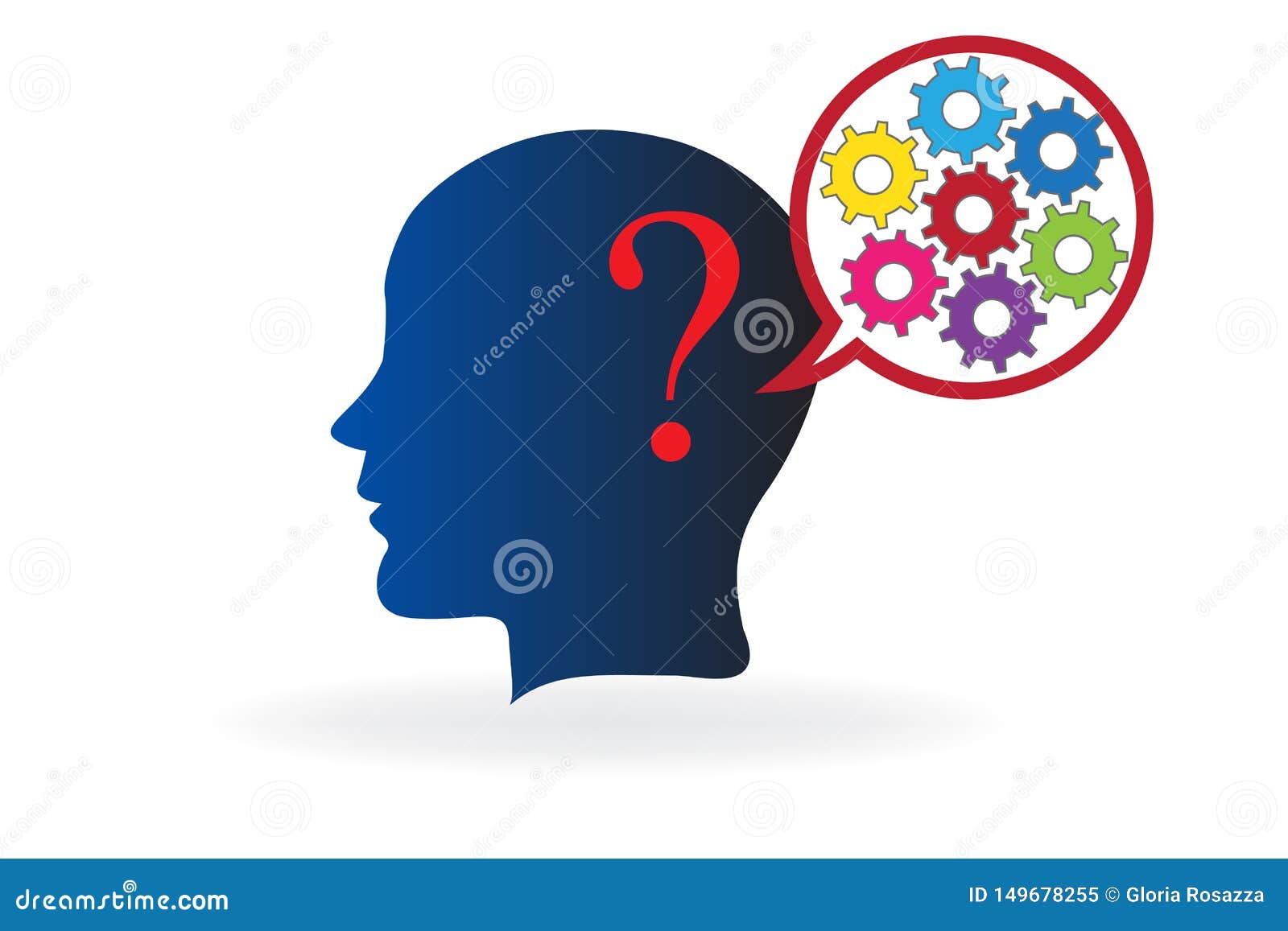 Intelligent Brain Thinking in Solutions Logo Vector Stock Vector ...