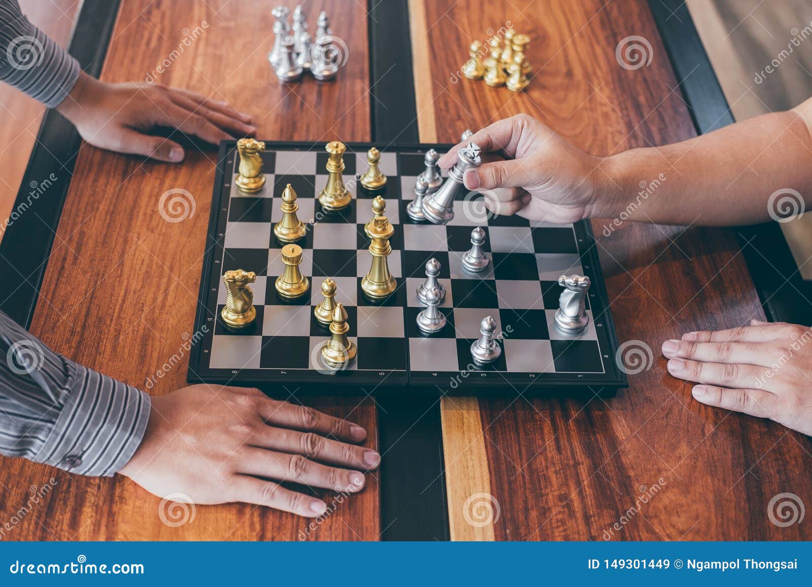 Intelligent Businessman Playing Chess Game Competition with the ... Intelligent Businessman Playing Chess Game Competition with the ...