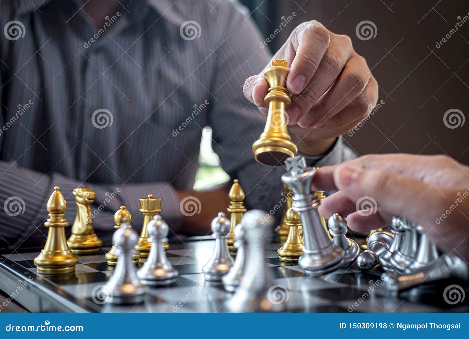 Intelligent Businessman Playing Chess Game Competition with the ... Intelligent Businessman Playing Chess Game Competition with the ...