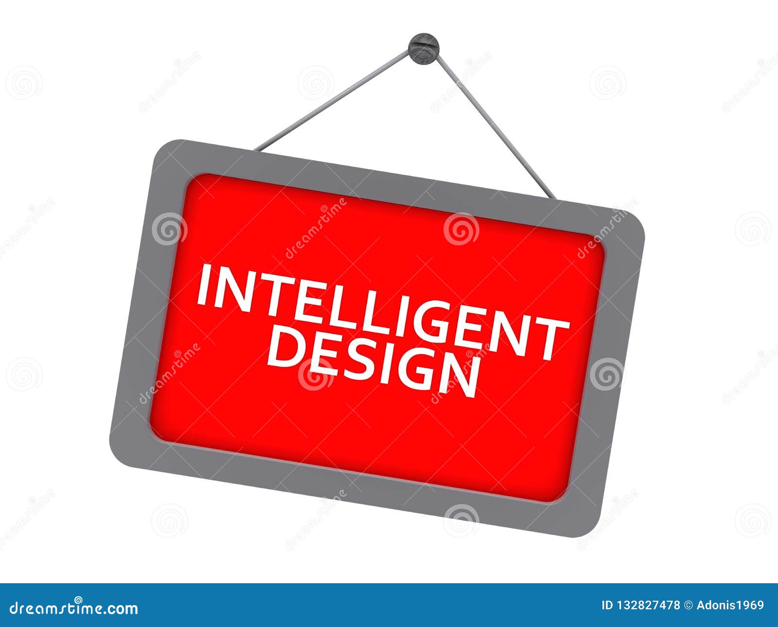 Intelligent design stock illustration. Illustration of frame - 132827478