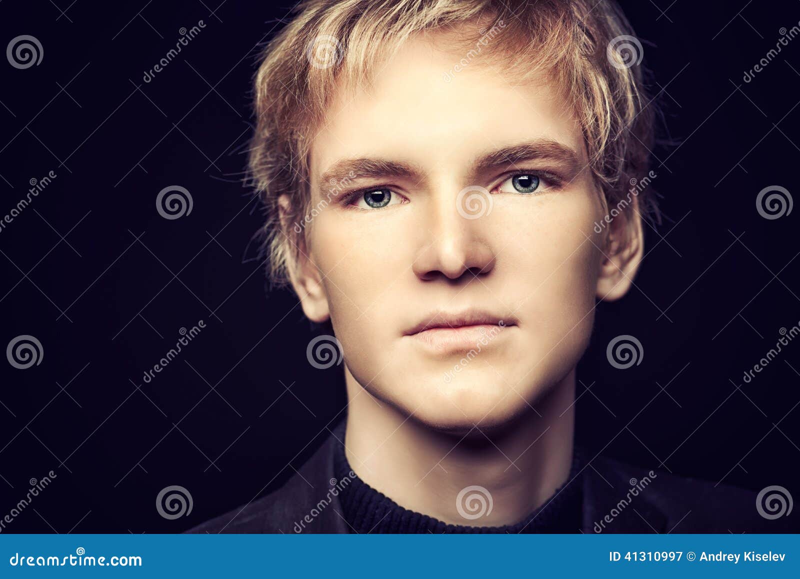 Intelligent face stock image. Image of fashion, indoor - 41310997