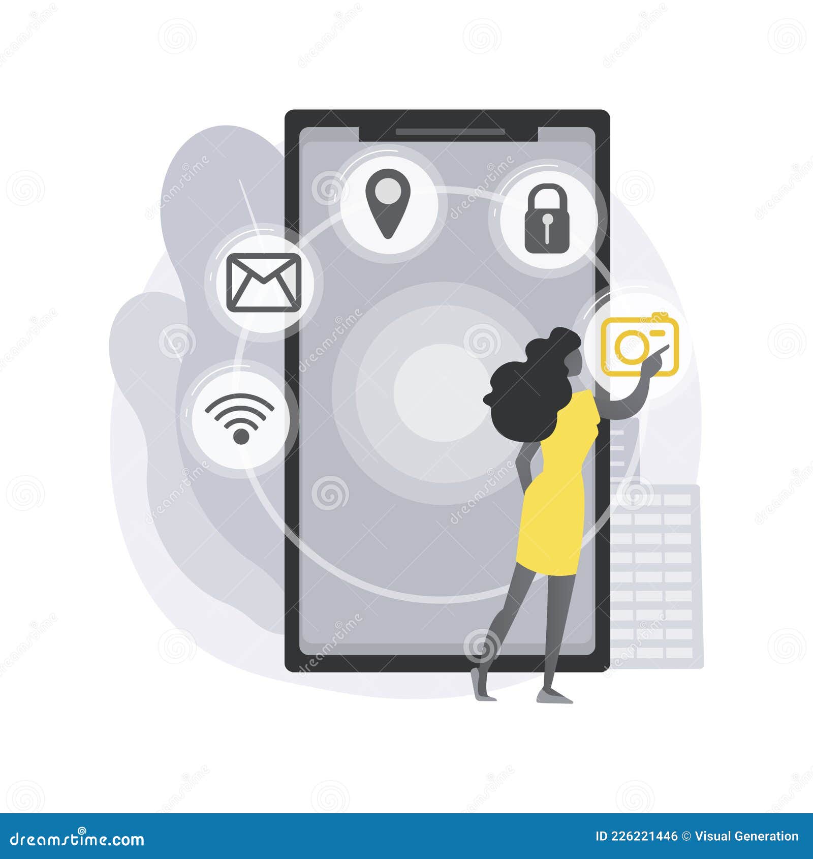 Intelligent Interface Abstract Concept Vector Illustration. Stock ...