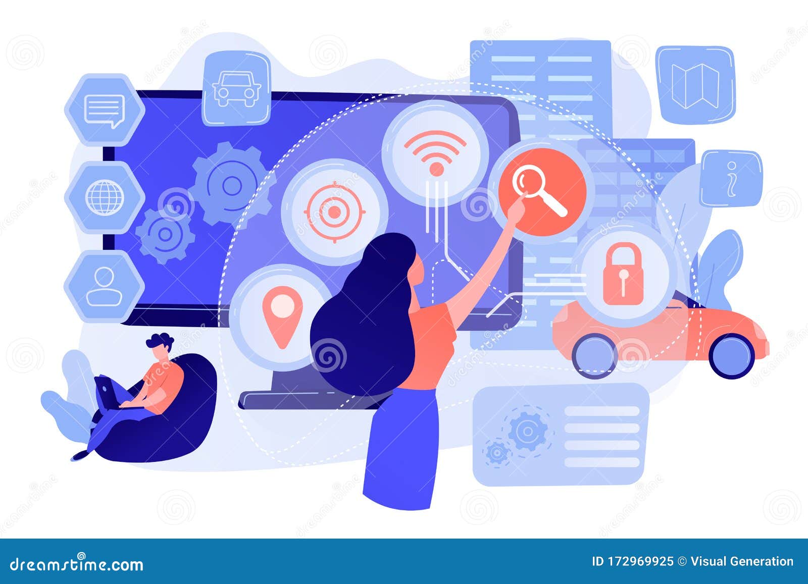 Intelligent Interface Concept Vector Illustration Stock Vector ...