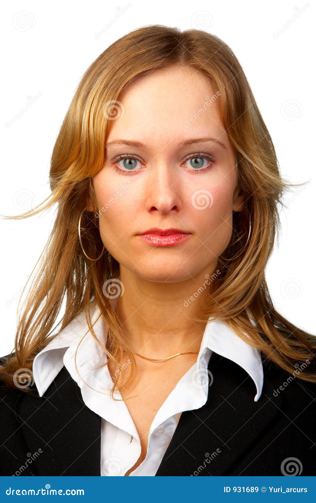 Intelligent Looking Female. Stock Image - Image of good, intellectual ...