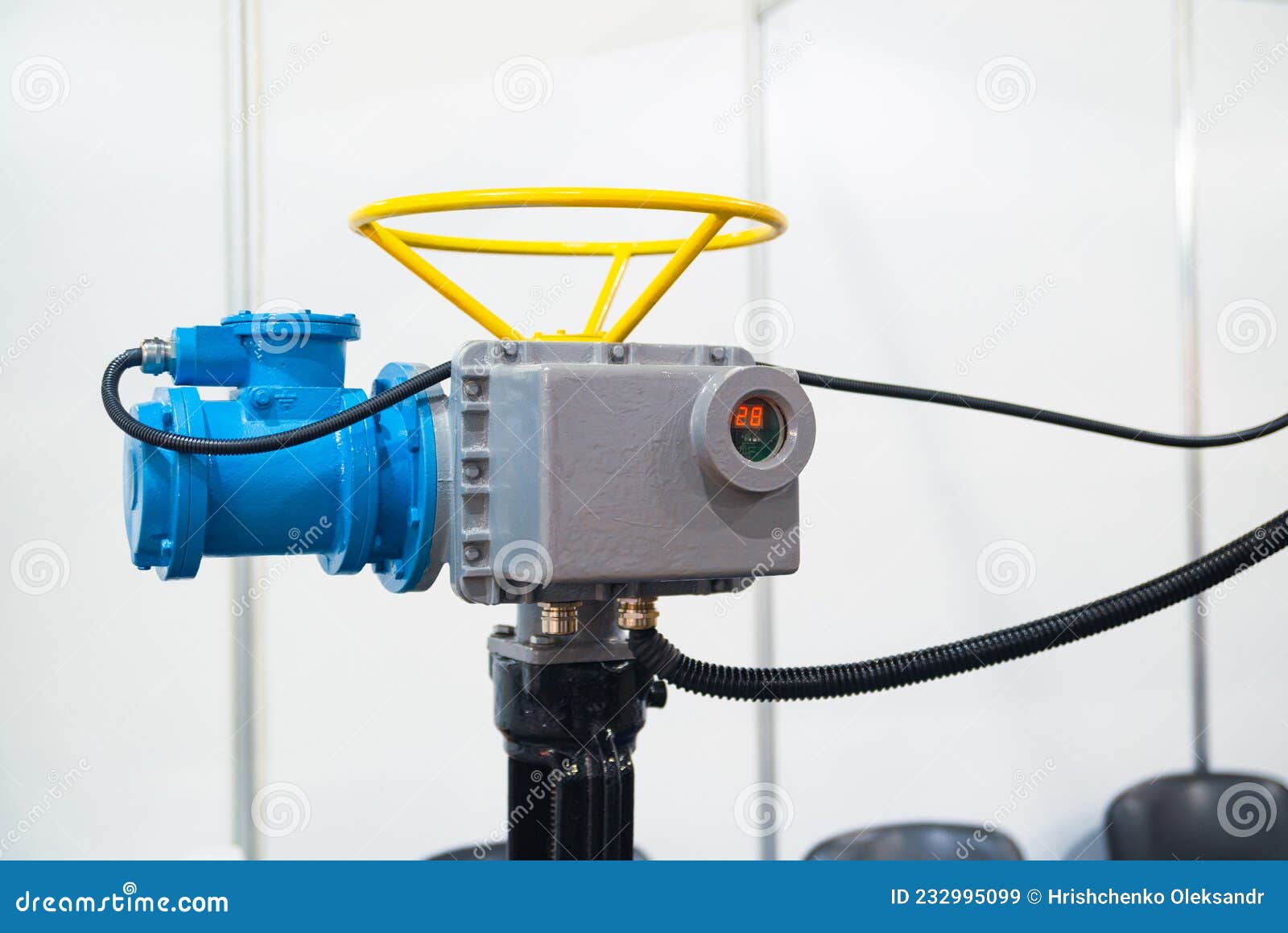 Electric Actuator Remote Valve Multi Turn Motor Drive For Control ...