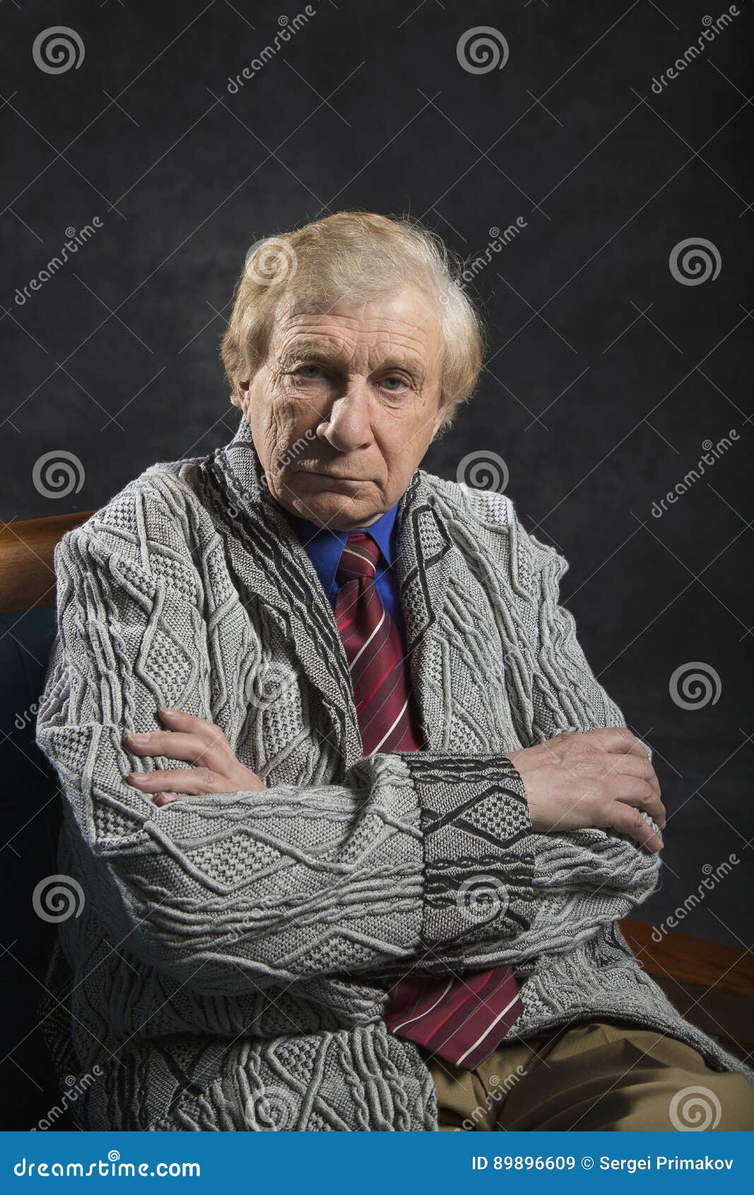 Intelligent old man stock image. Image of adult, confidence - 89896609