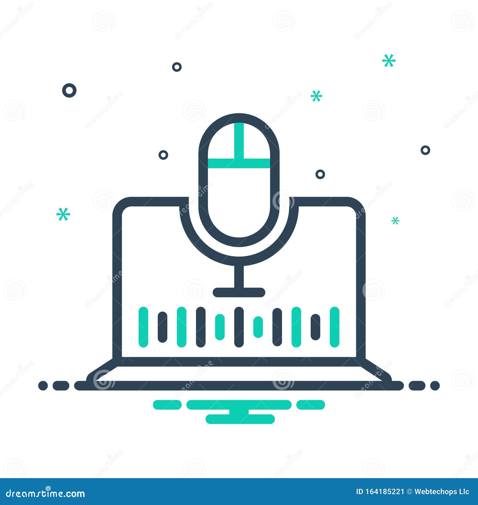 Mix Icon for Intelligent Personal Assistant, Assistant and Tech Stock ...