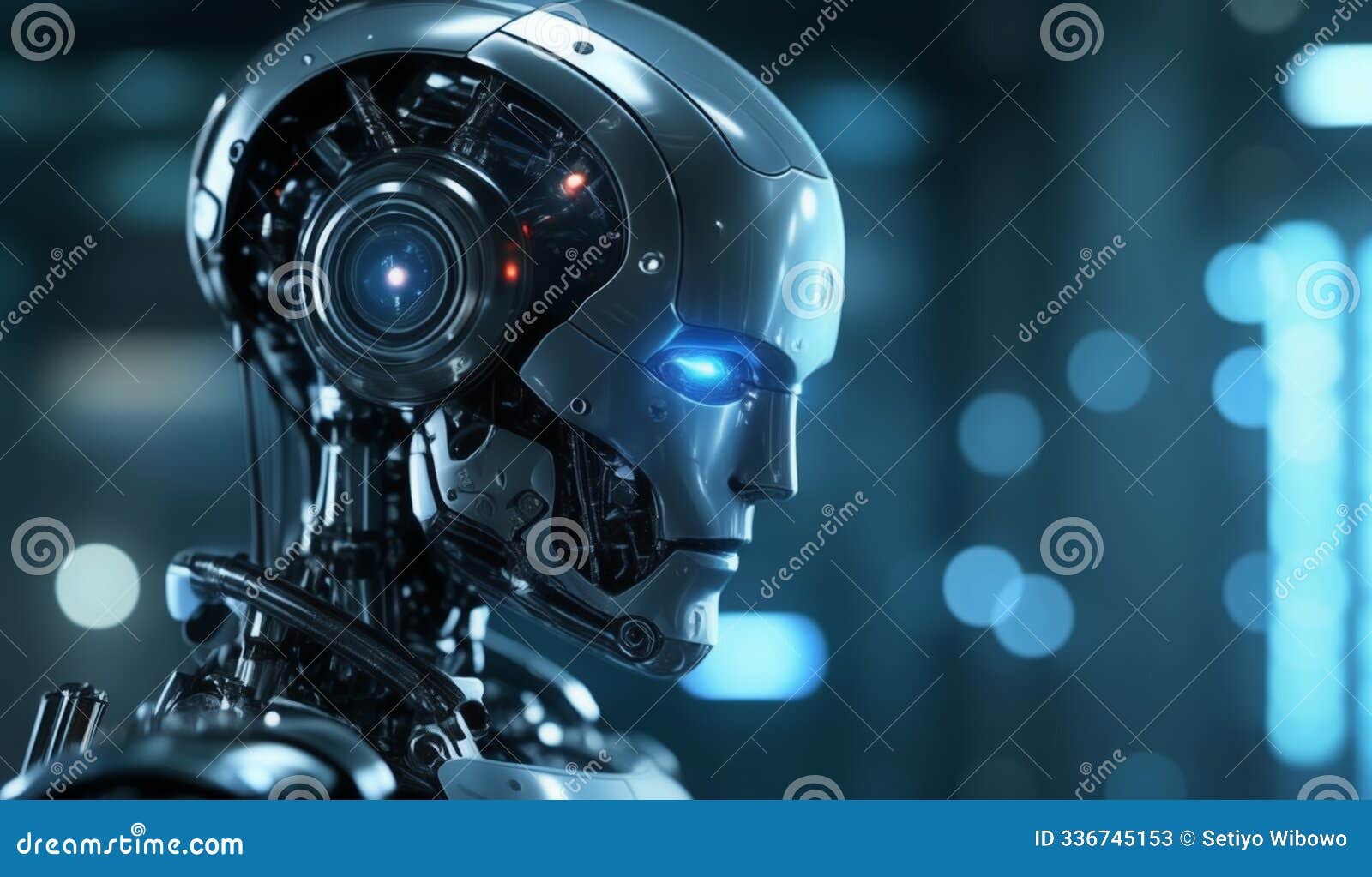 Intelligent Robot Created with the Sophistication of AI Stock Image ...