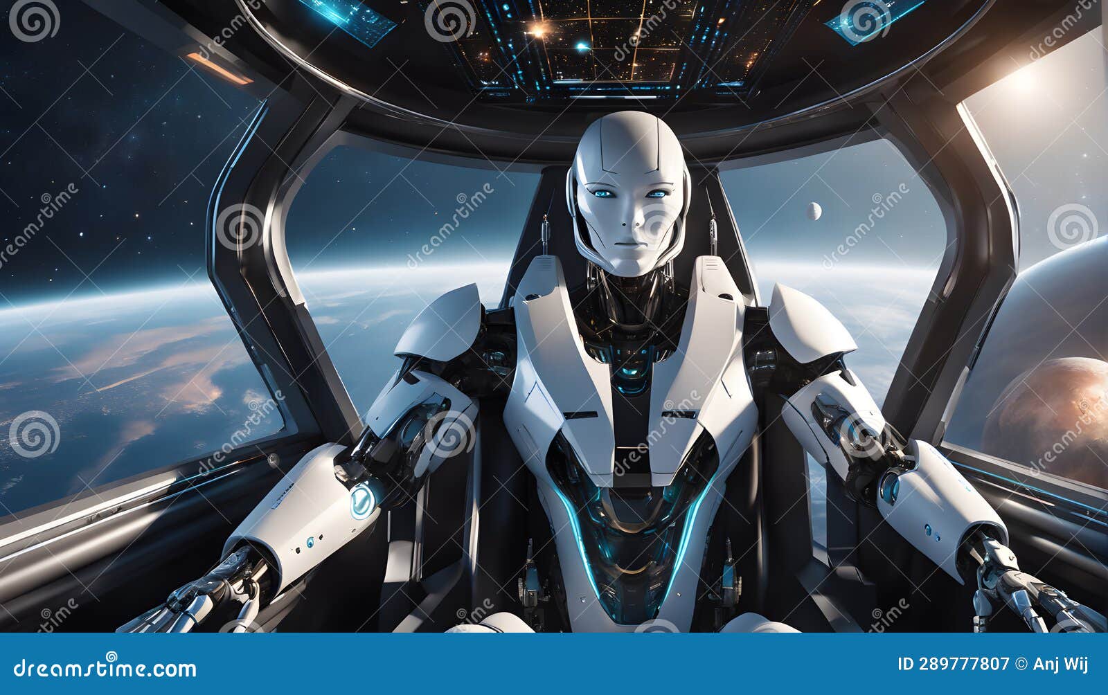 Small Spaceship Room Interior, Design Of Habitat In Starship Or Home On ...