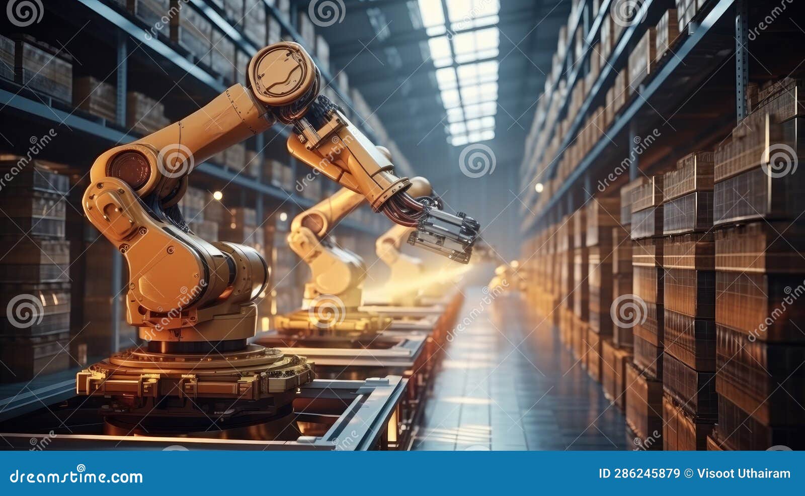 Intelligent Robotic System for Warehouses and Factories Stock ...