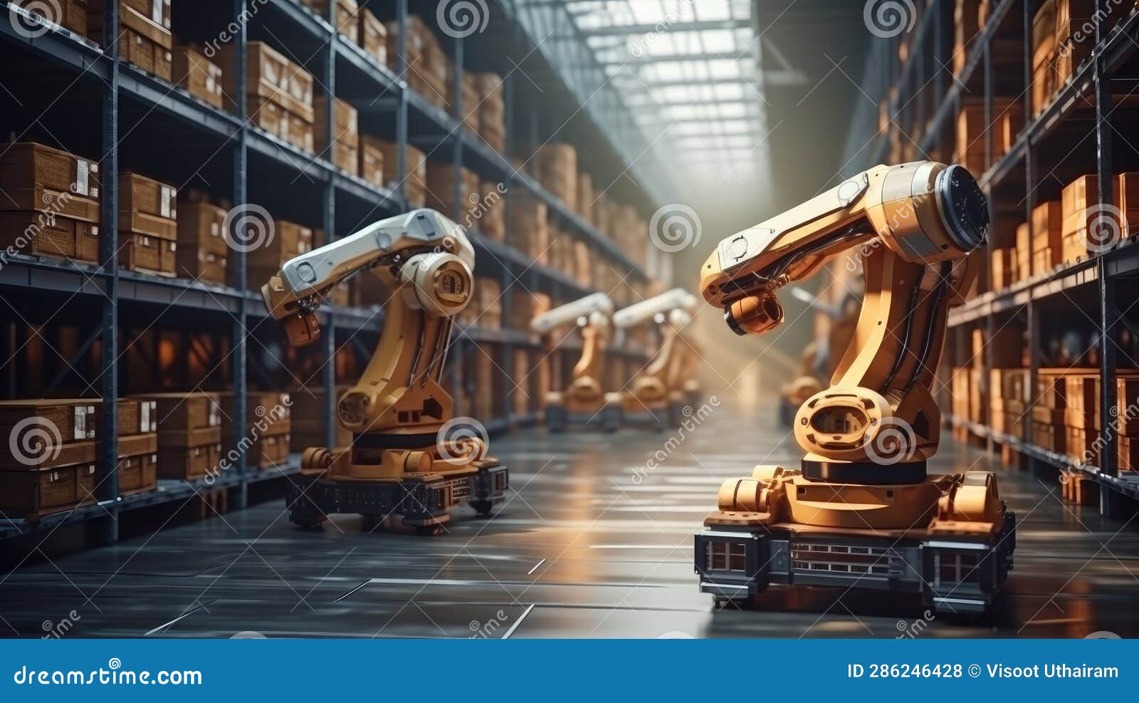 Intelligent Robotic System for Warehouses and Factories Stock ...