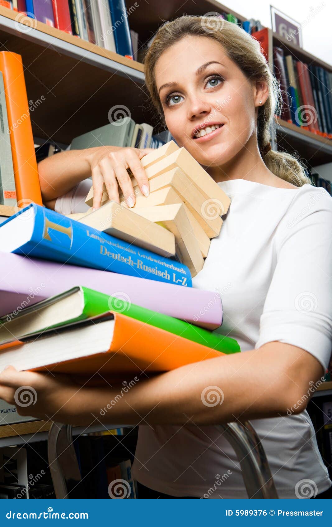 Intelligent student stock photo. Image of heap, college - 5989376