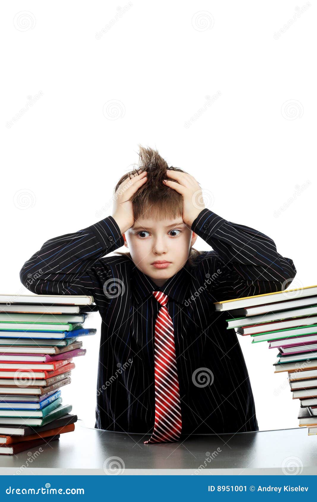 Intelligent student stock image. Image of paper, exam - 8951001