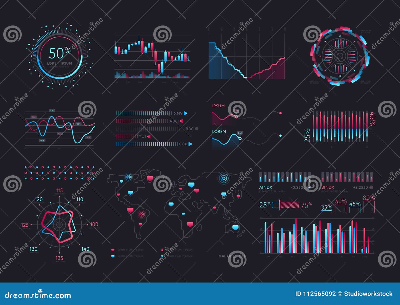 Intelligent Technology Hud Vector Interface Stock Vector - Illustration ...