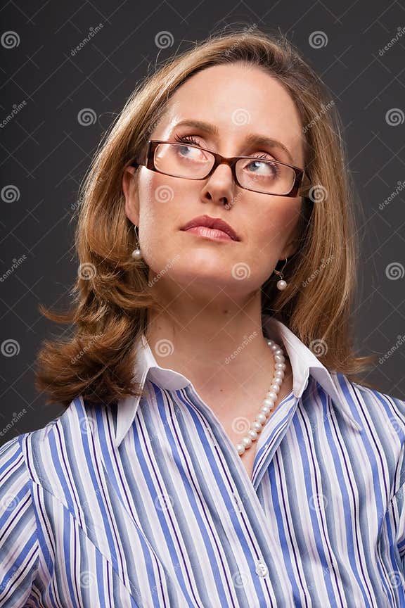 Intelligent woman stock photo. Image of professional - 12341702