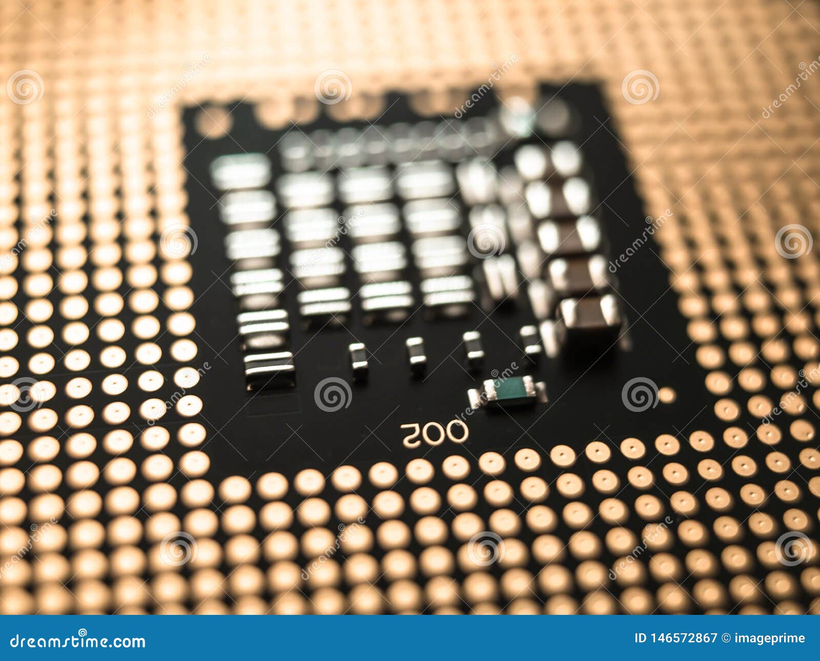 Intelligenza Artificiale Del CPU Del Silicio Di Tecnologia Di ...