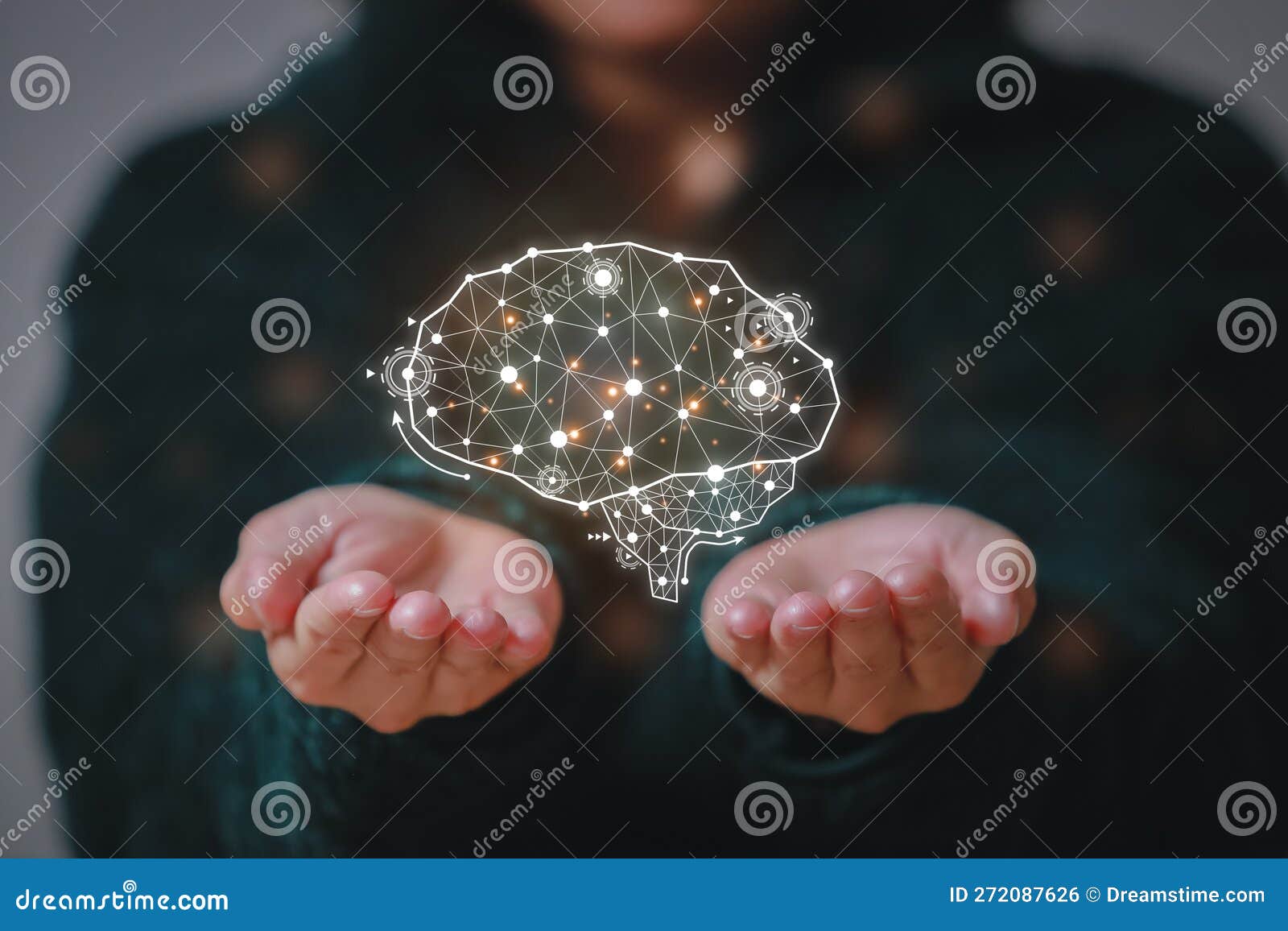 Intelligenza Artificiale. Uomo Che Utilizza La Tecnologia Robot ... Intelligenza Artificiale. Uomo Che Utilizza La Tecnologia Robot ...