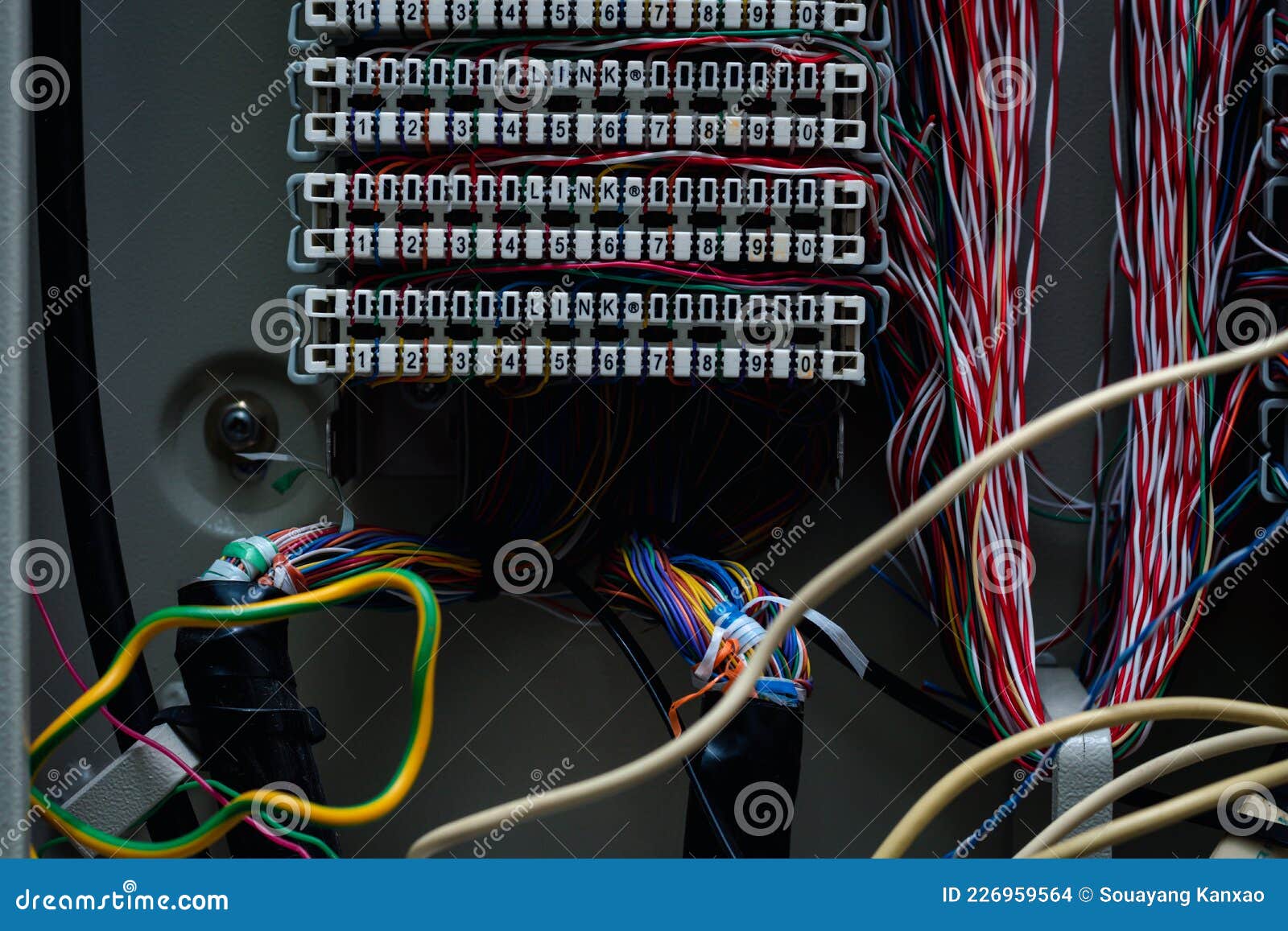 Intenal Telephone System Cable Pabx Stock Photo - Image of easter ...