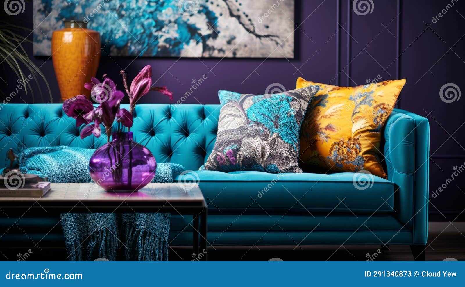 Intense Captivating Texture with Bold Colors Stock Illustration ...