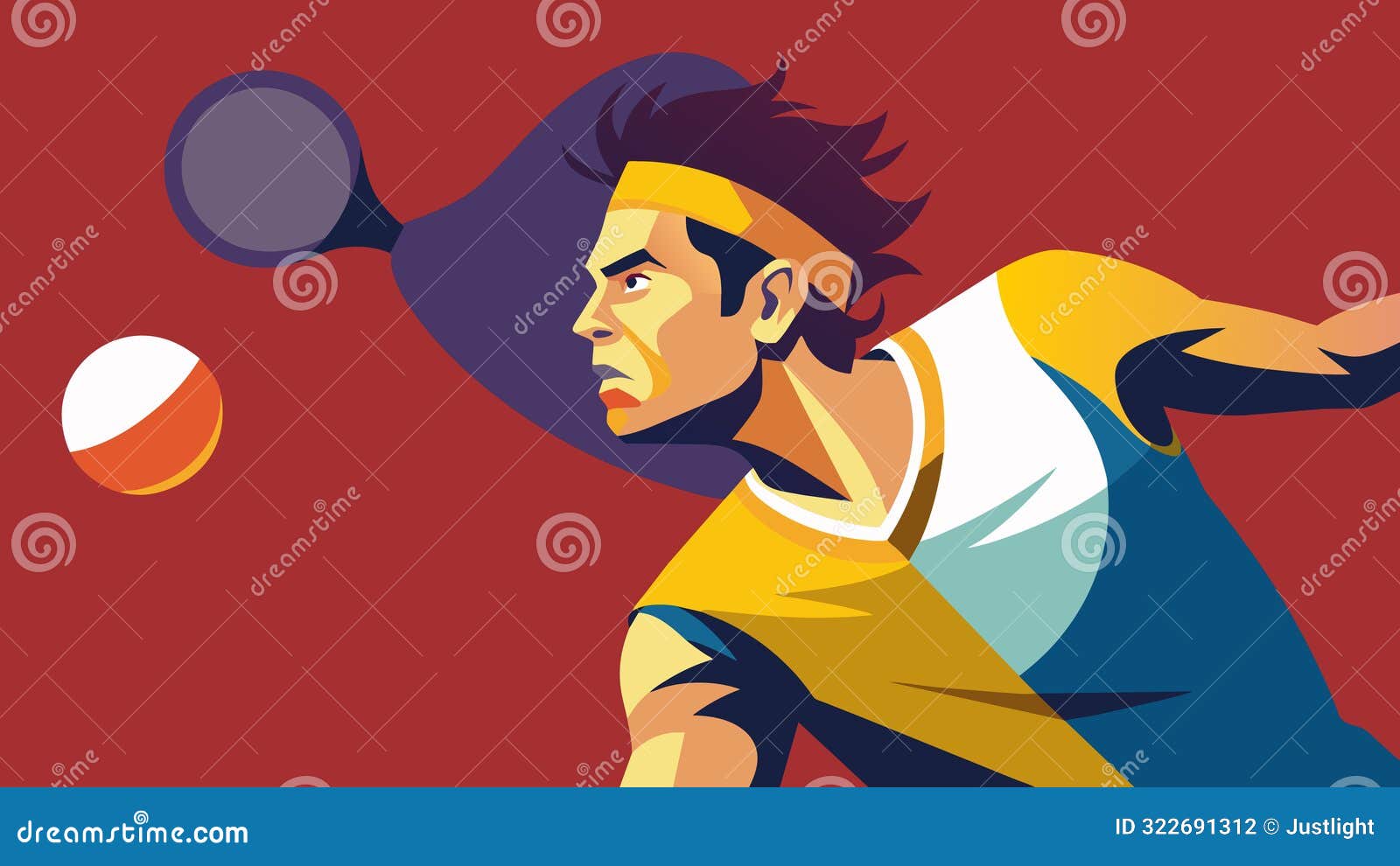 The Intense Concentration On The Players Face Was A Testament To The ...