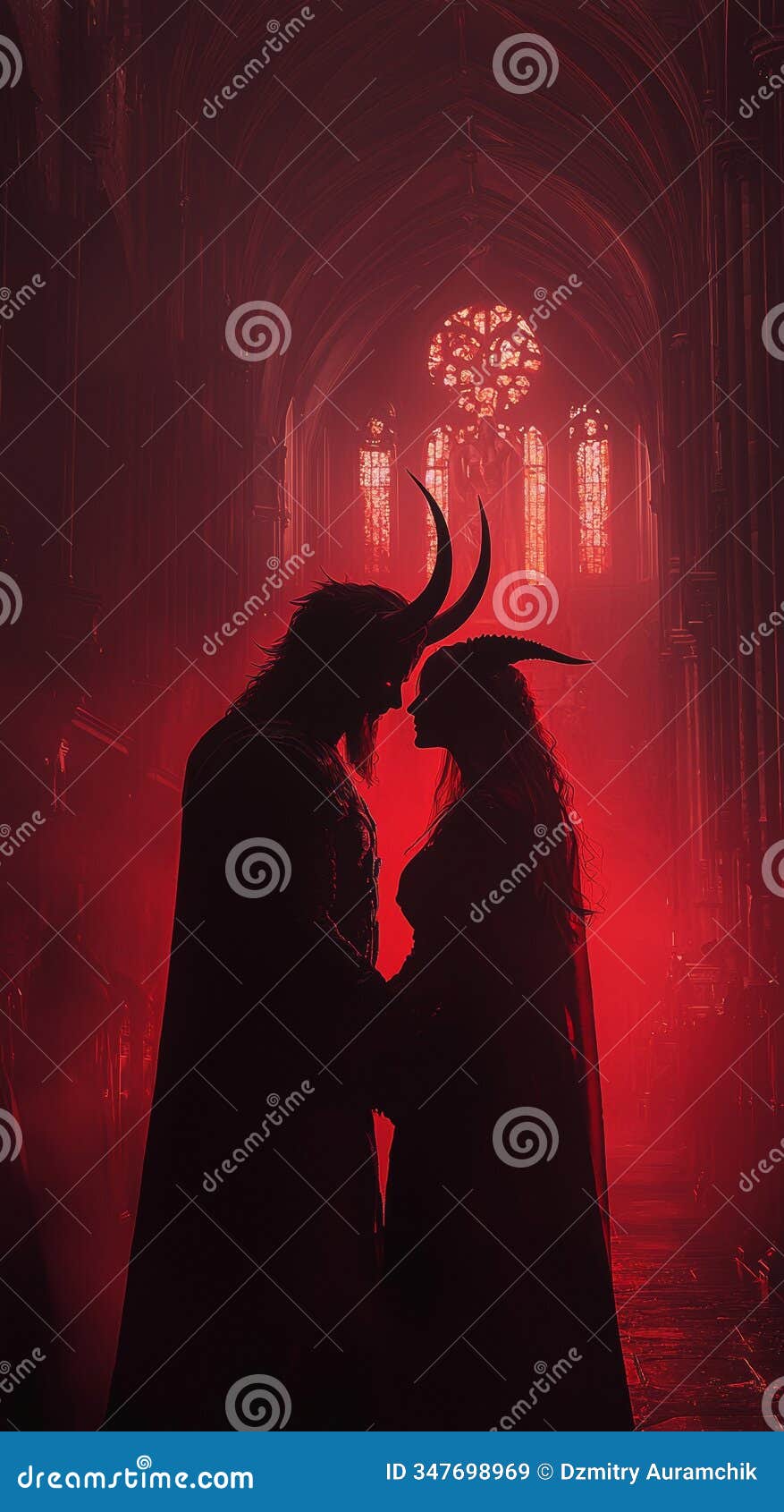 A Gloomy Setting Showing A Young Boy Wandering Amidst Multiple Glowing ...