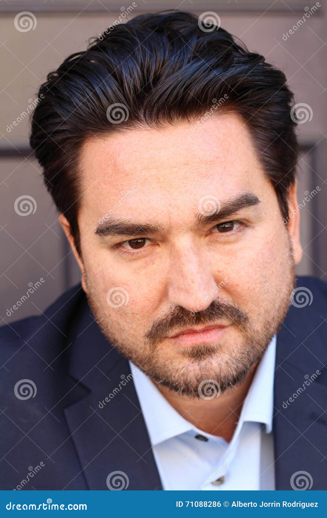 Intense Dark Man Staring into Camera Stock Photo - Image of dangerous ...