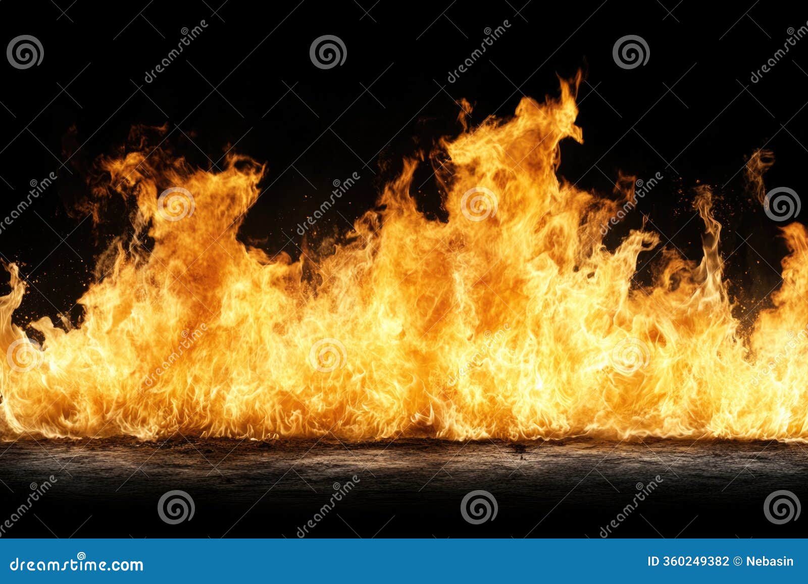 Intense Flames And Smoke Erupt Dynamically As A Match Ignites A ...