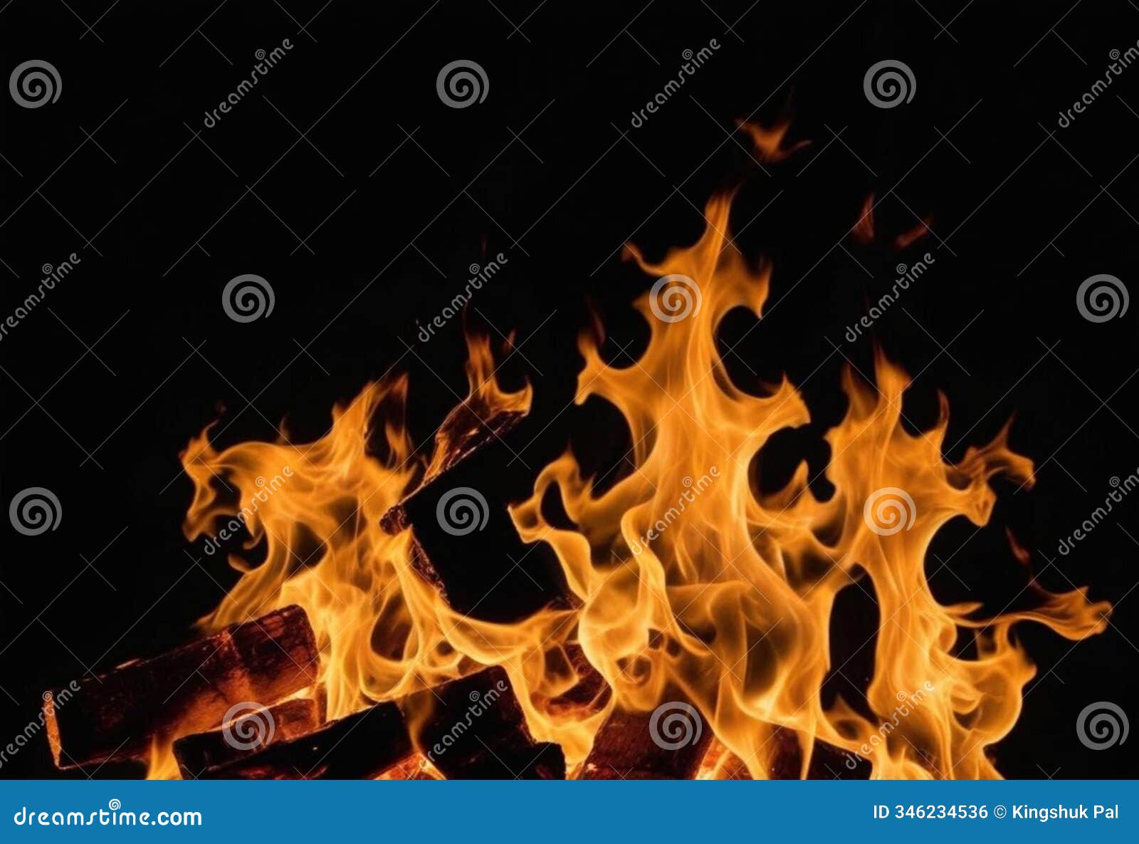 Intense Flames And Smoke Erupt Dynamically As A Match Ignites A ...