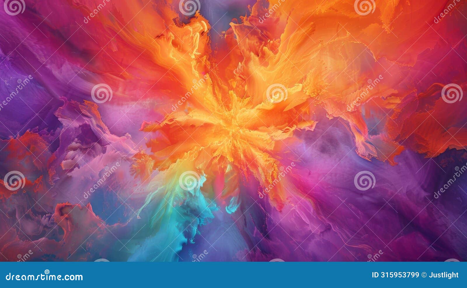 Intense Heat Radiates in a Surreal Thermal Heat Map Abstract Creating a ...
