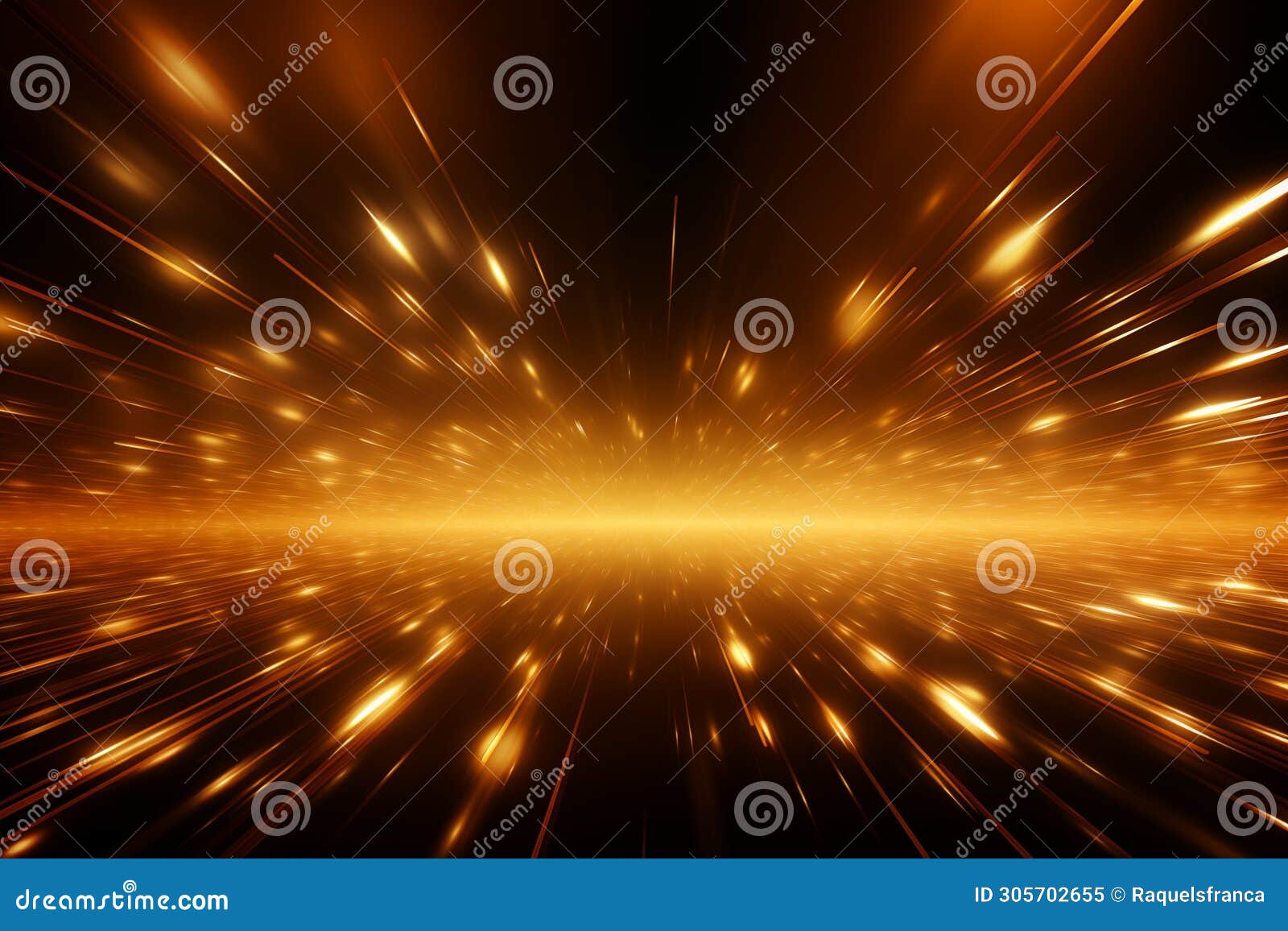 Intense Light Burst with Radiating Golden Beams and Floating Particles ...
