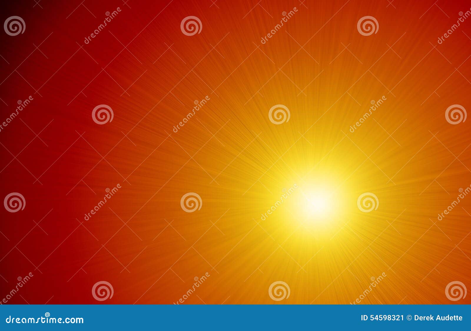 Intense Light Ray Sunshine Background Stock Illustration - Illustration ...