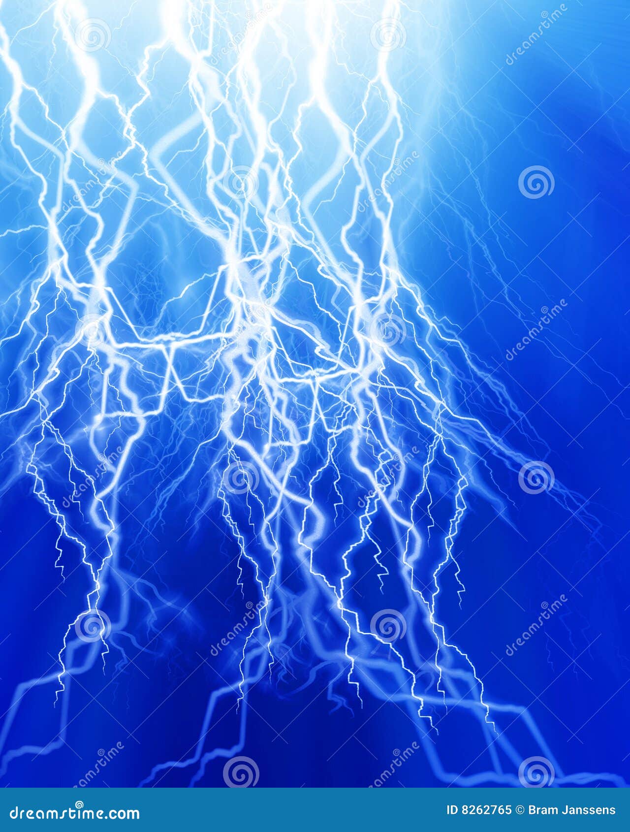 Intense lightning stock illustration. Illustration of thunder - 8262765