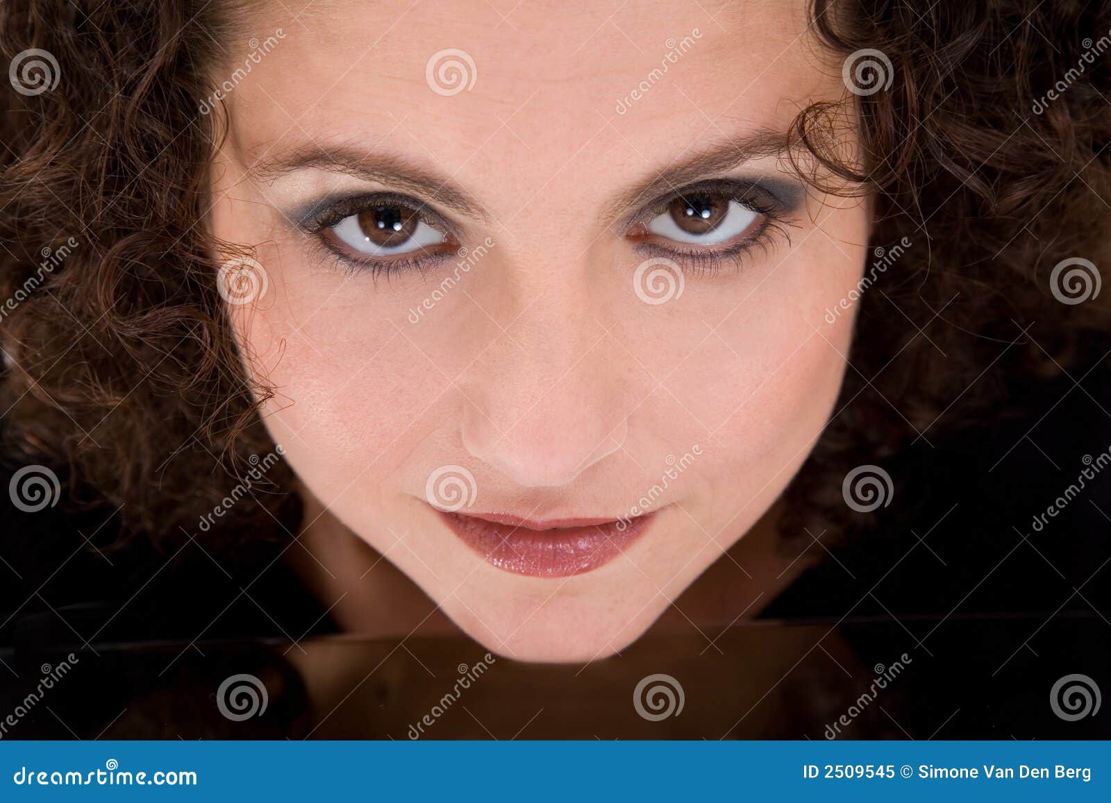 Intense look stock image. Image of pretty, cosmetic, cosmetics - 2509545