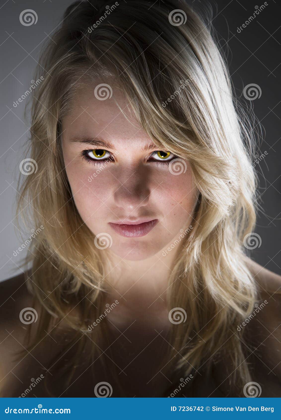 Intense look stock photo. Image of hair, beautiful, intense - 7236742