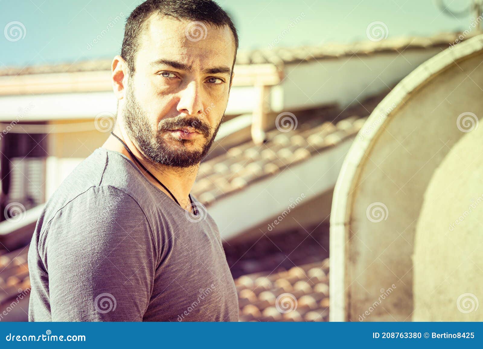 Intense look of a boy stock photo. Image of intense - 208763380