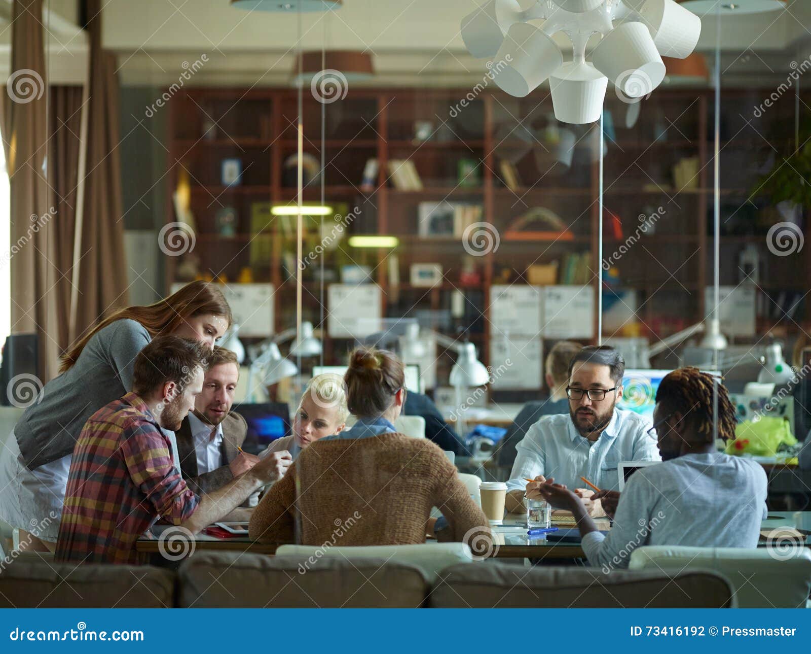 Intense meeting stock photo. Image of team, professional - 73416192