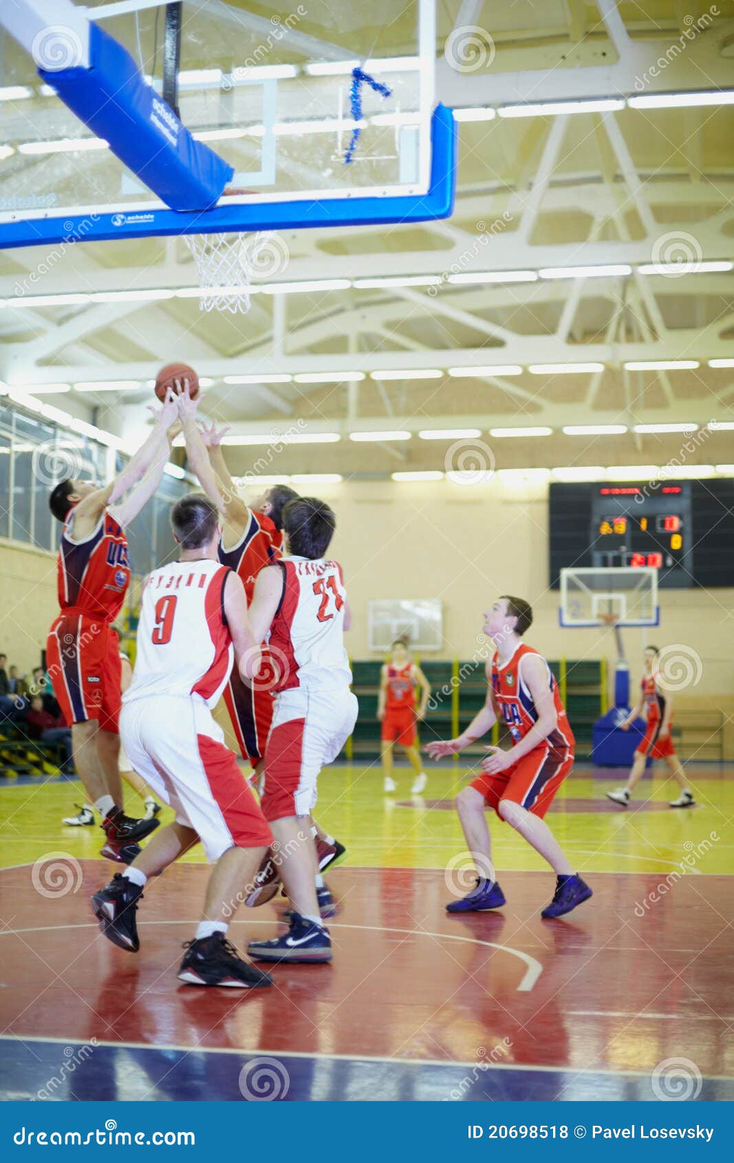 Intense Moment in Basketball Game Editorial Stock Photo - Image of ...