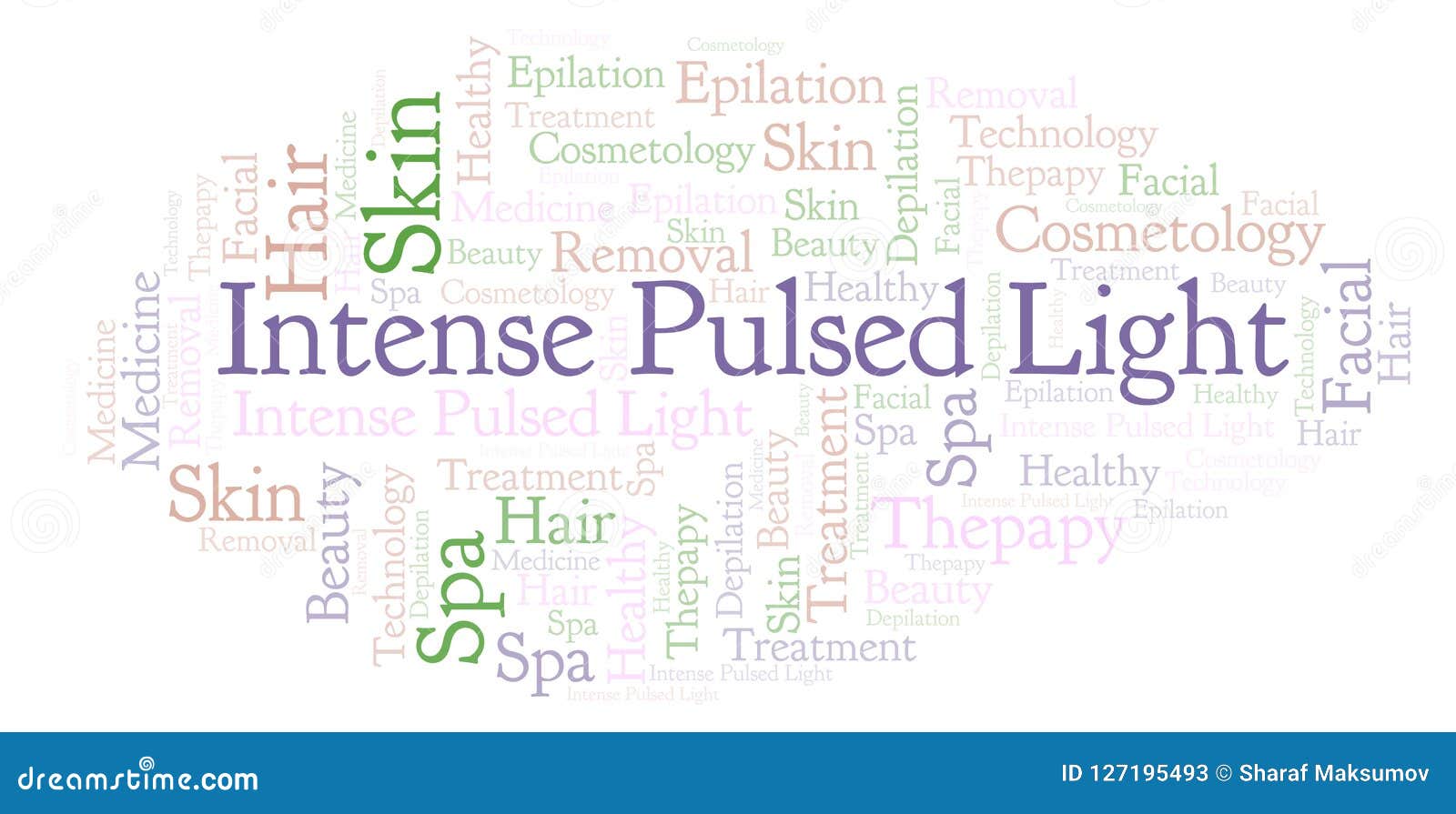 Intense Pulsed Light Word Cloud. Stock Illustration - Illustration of ...