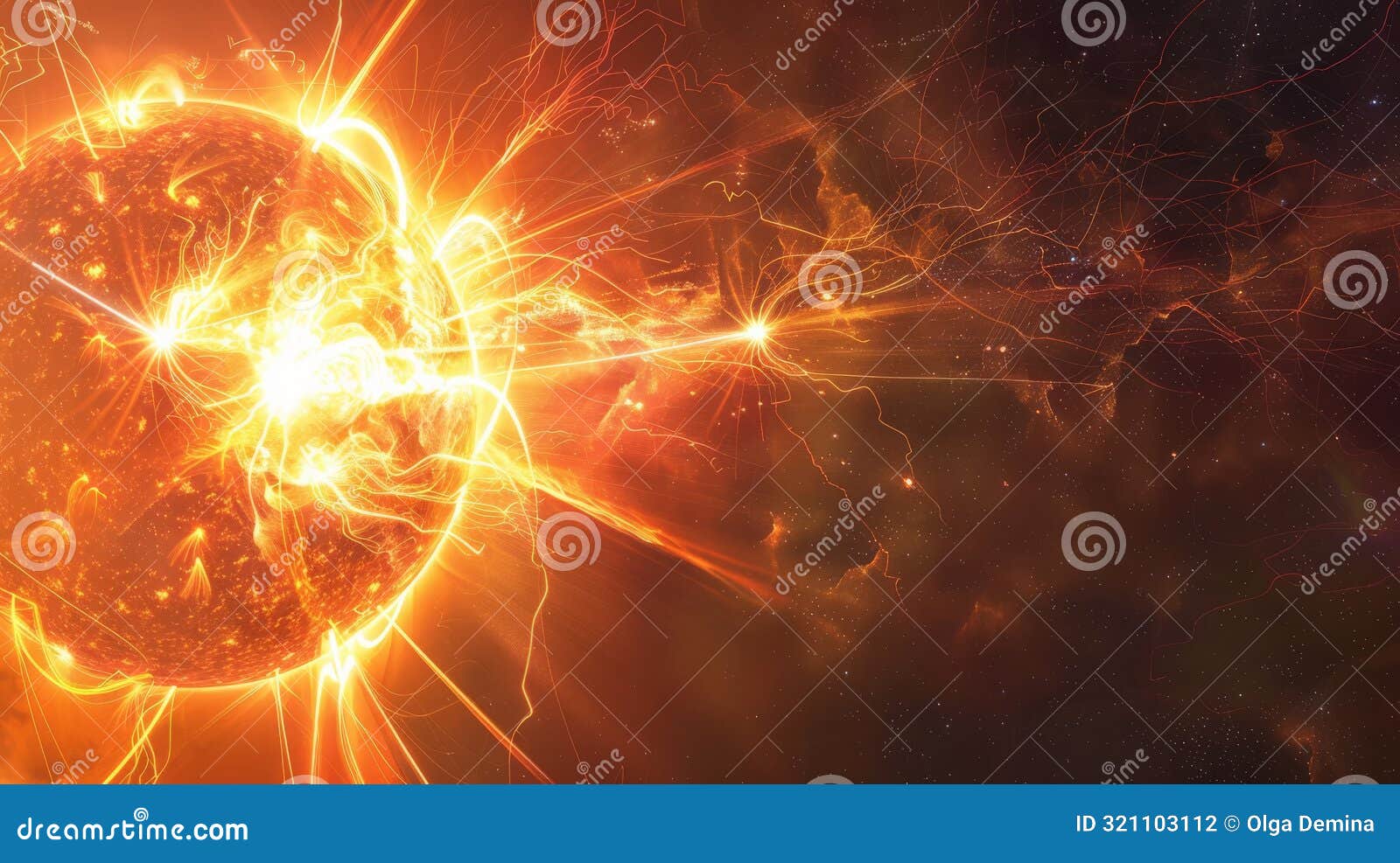 Intense Solar Activity with Flares and Magnetic Storms on the Sun S ...