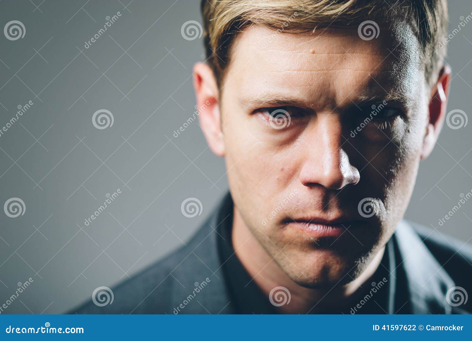 Intense Stare Businessman Portrait Stock Photo - Image of people ...