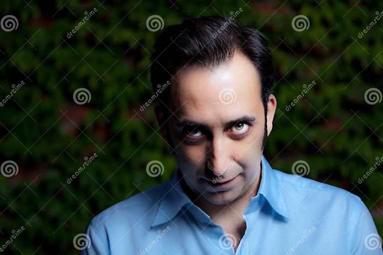Intense stare portrait stock photo. Image of camera, hooligan - 27257756