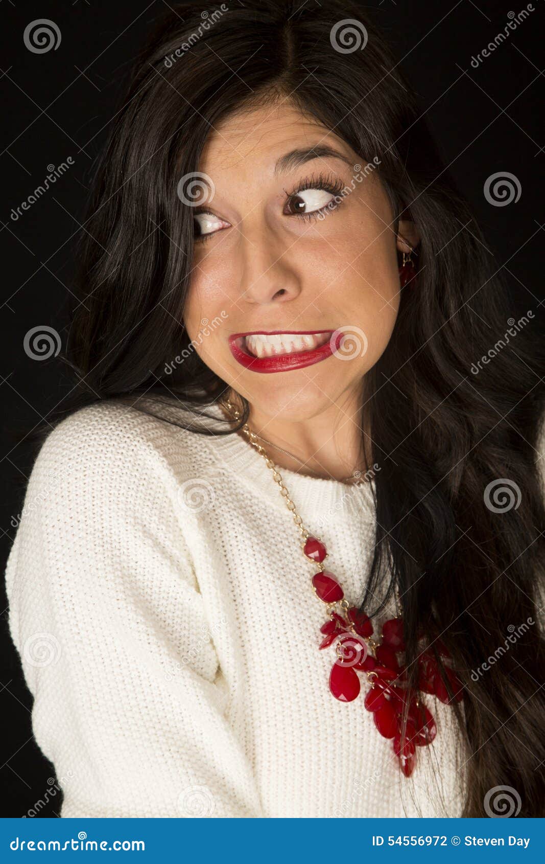 Gritting Teeth Smile