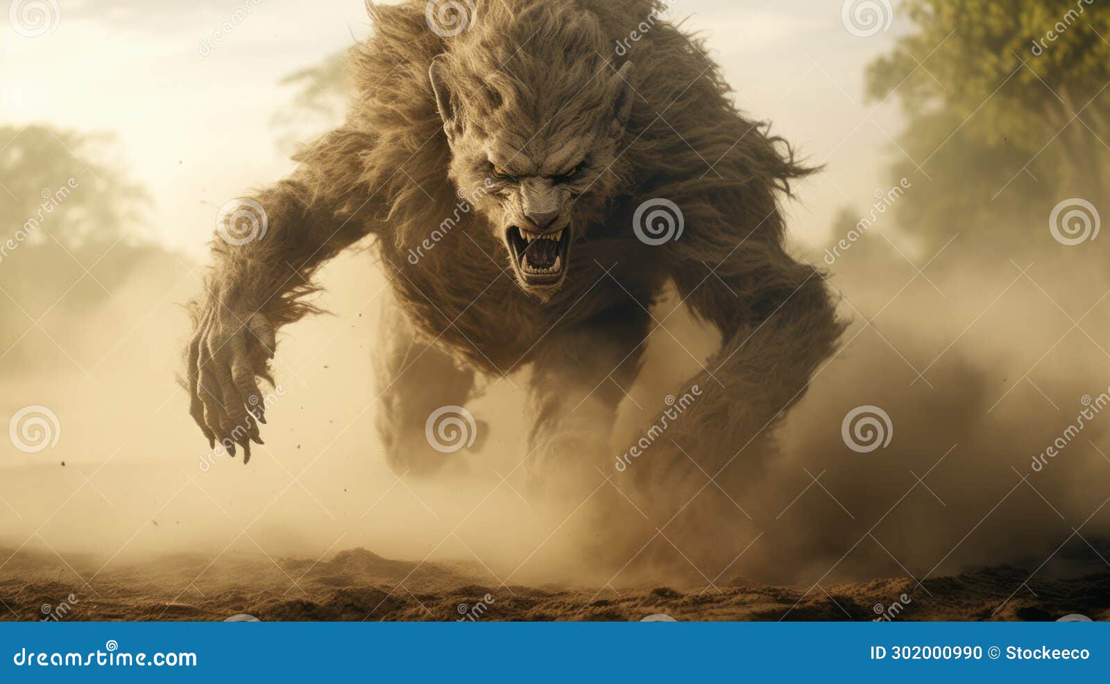 Intense Werewolf Running: a Captivating Blend of Emotion and Artistry ...