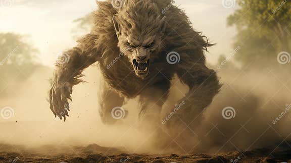 Intense Werewolf Running: a Captivating Blend of Emotion and Artistry ...