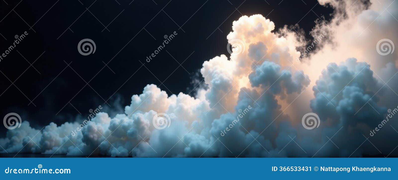 Intense White Lens Flare On Black With Horizontal Streaks And Rainbow ...