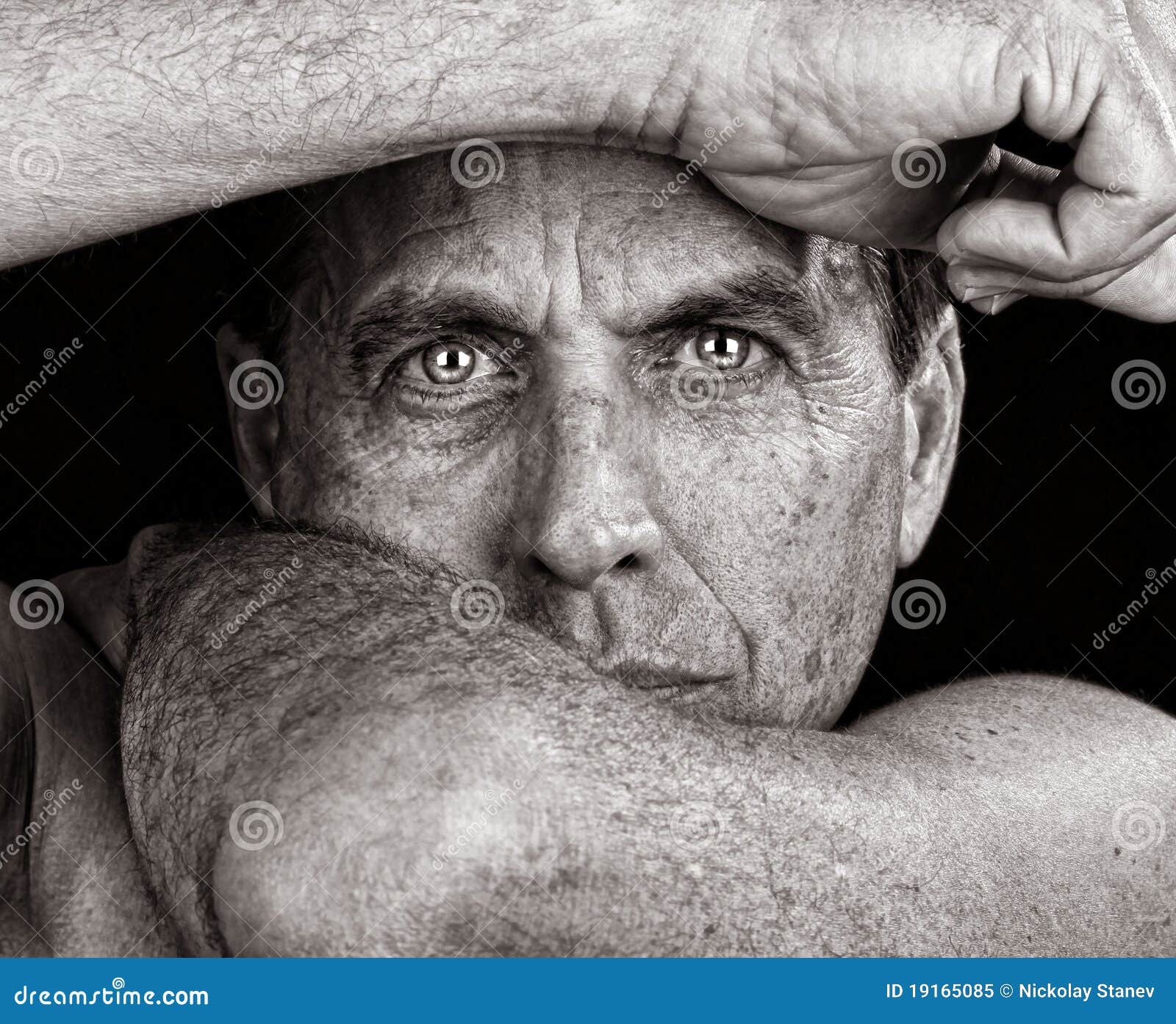 Intensity stock image. Image of portrait, white, close - 19165085