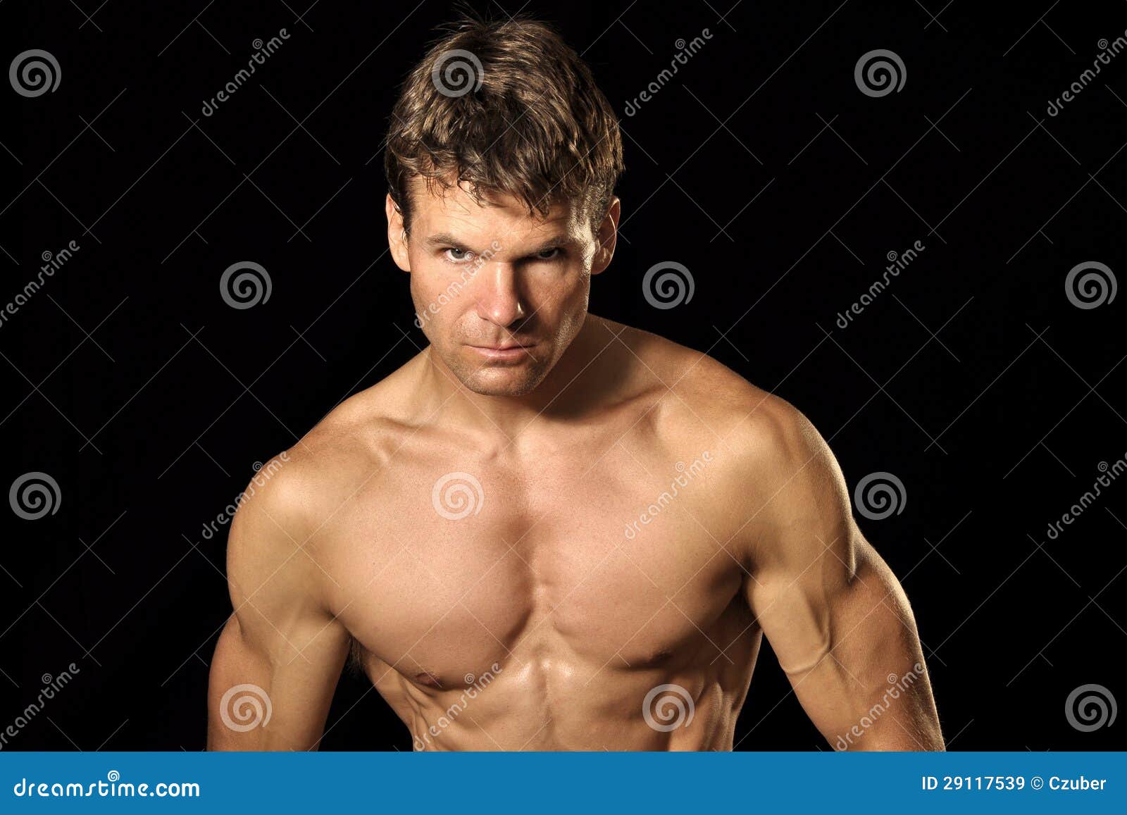 Intensity stock image. Image of shirtless, caucasian - 29117539